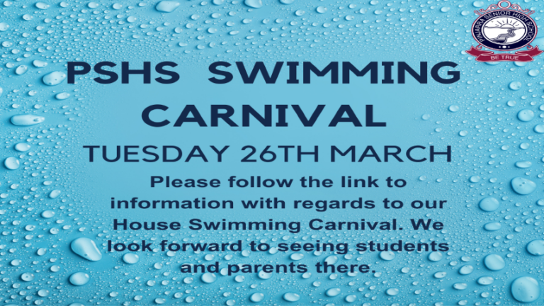 House Swimming Carnival - Term 1 Week 9 - Pinjarra Senior High School